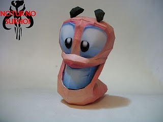 Worms 3D Papercraft | Papercraft Paradise | PaperCrafts | Paper Models ...