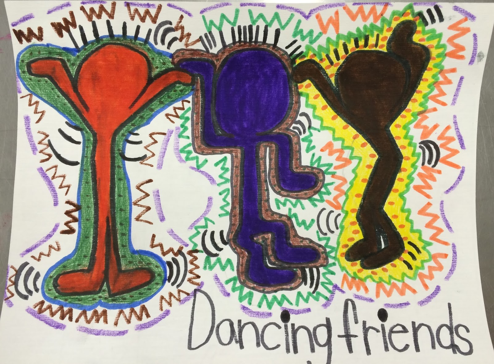 Ms. C's Artroom: Keith Haring Characters