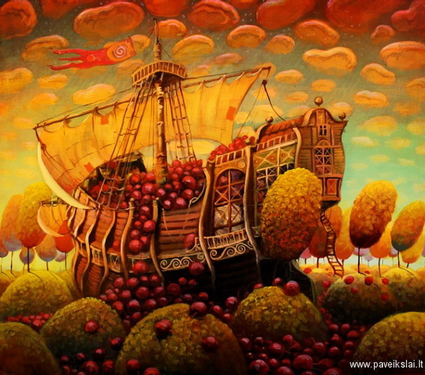 Historia y evolución de la pintura artística : Paisajes fantasiosos con ...