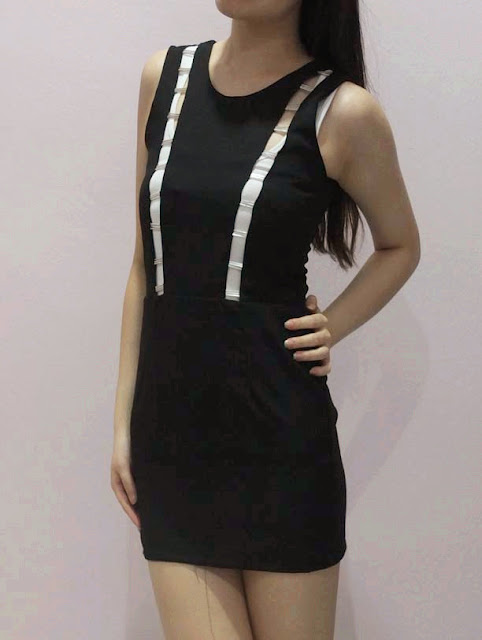 The Black Cat Closet: Open Front Cut Out Dress