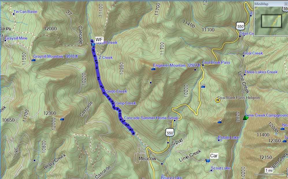 Hiking and Camping Southwest Colorado: Cascade Creek Trail