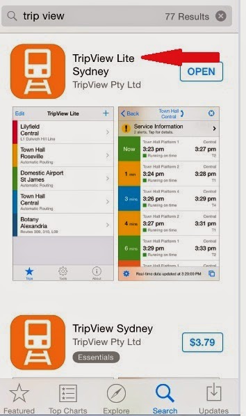 澳洲旅遊指南: 經濟澳洲旅遊指南_交通篇_TripView Sydney 使用