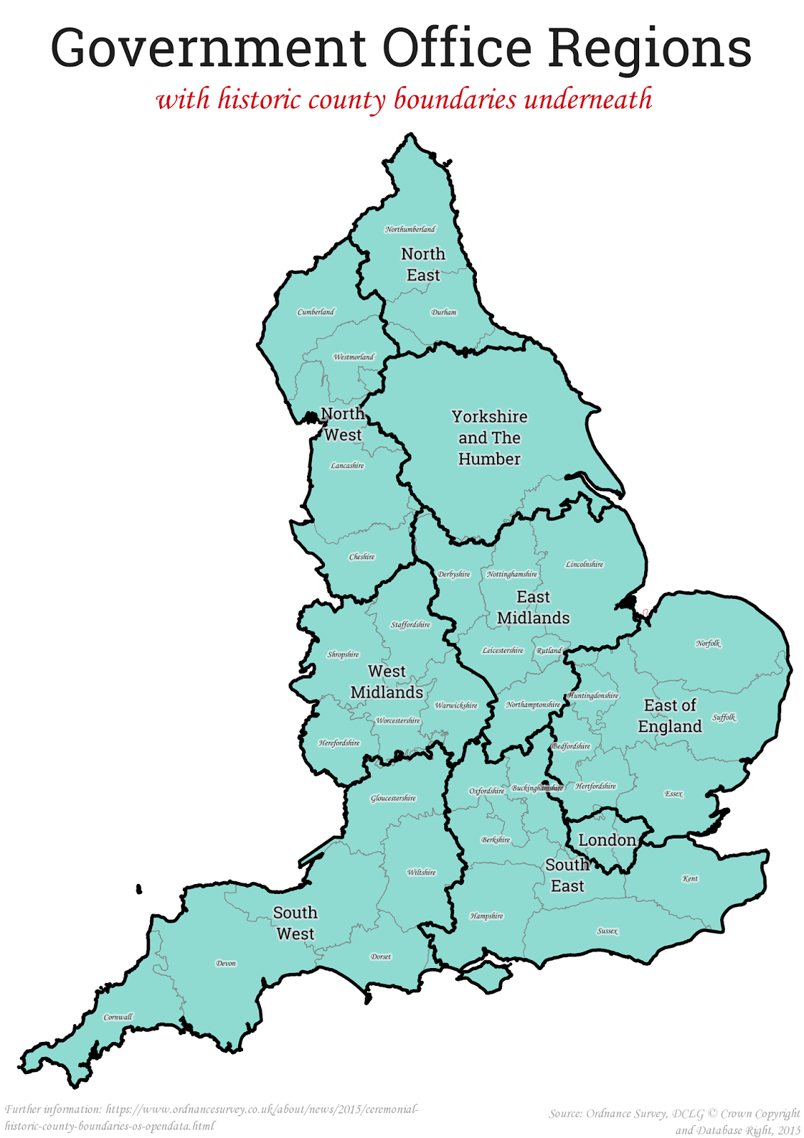 Stats, Maps n Pix: The 8 English Regions of a Federal UK