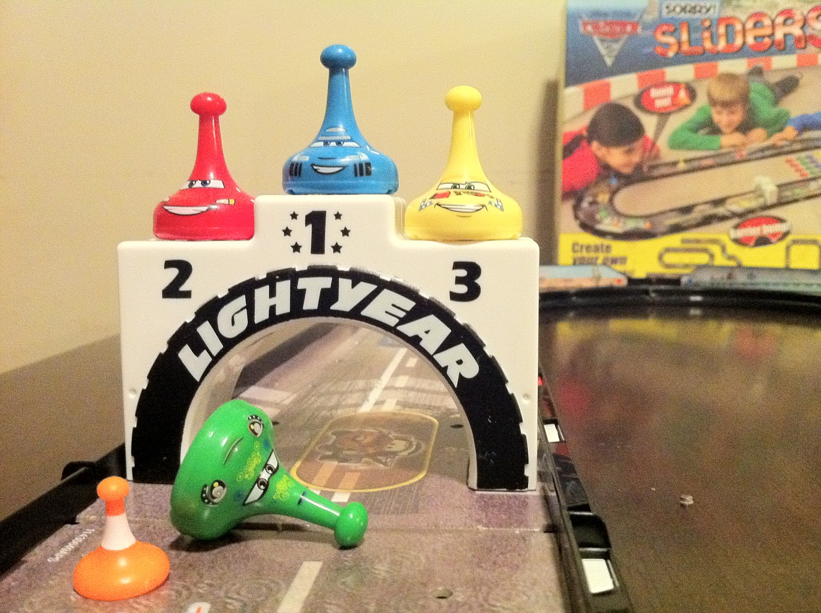 Fruitless Pursuits: Board Game Unboxing: Cars 2 Sorry! Sliders