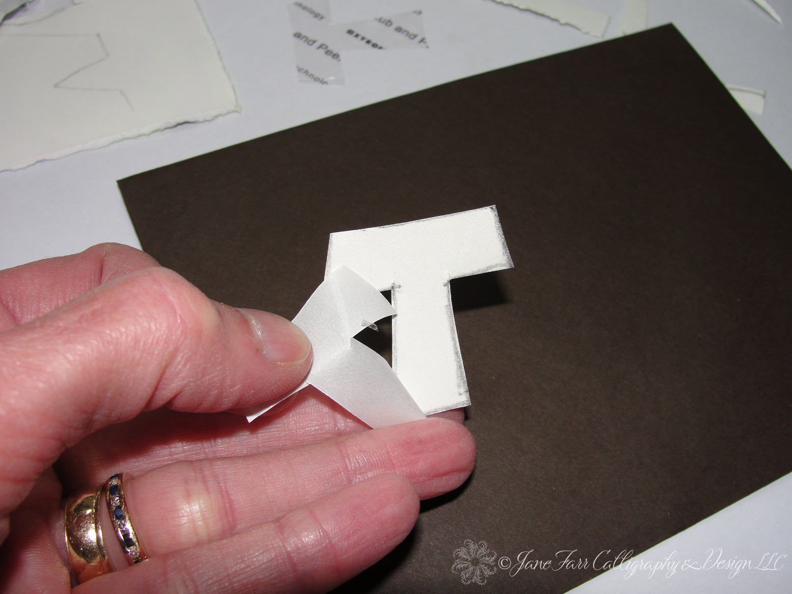 A Place To Flourish: Calligraphy Flourish Friday - Gelli Arts Printing ...