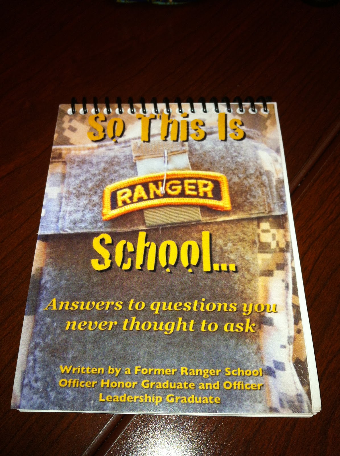 Patrols, the Ranger School "Bible," and TBBT ~ Pearls for Tags - Women ...