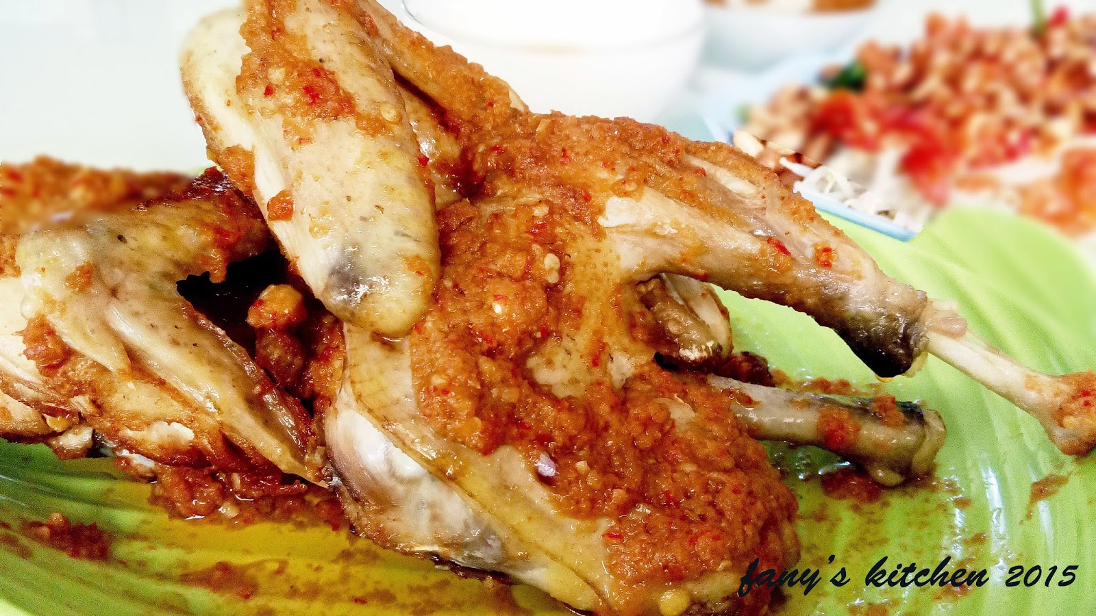Welcome to Fany's kitchen: Ayam Taliwang dan Pelecing Kangkung