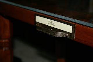 Ashley DIY: Antique Typeset Drawer Table--the Reveal!