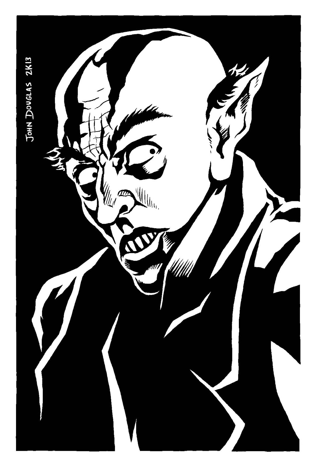 The John Douglas (Mostly) Comic Book Art Site: Nosferatu (1922)