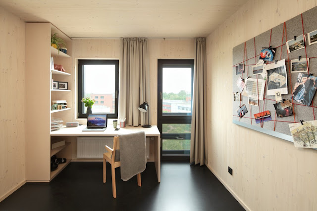 "Woodie" Student Dormitory - Timber Prefab Modular Building in Hamburg ...