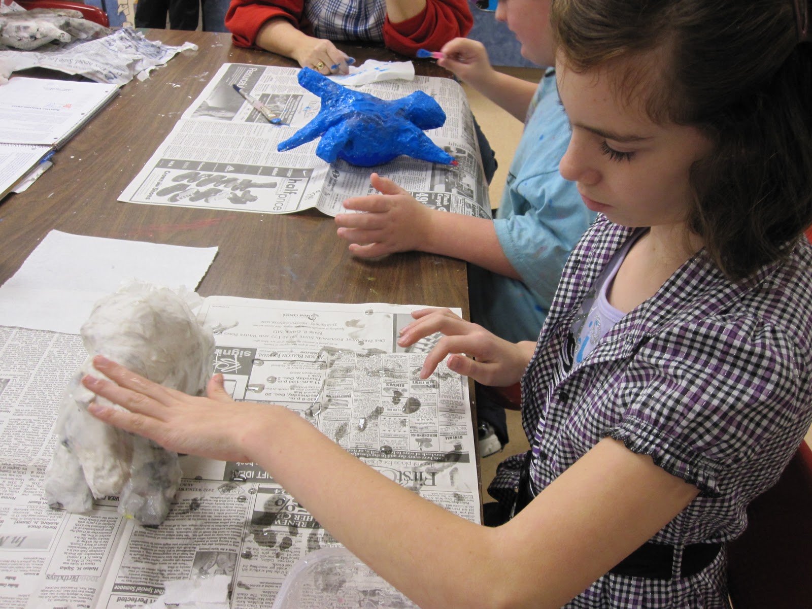 Lake and Hartville Elementary Art: 5th Grade Oaxacan Animals, Paper Mache'