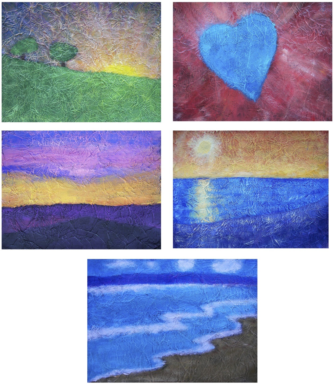 The Rolling Artroom: Acrylic Paintings on Tissue Paper (7th-12th ...