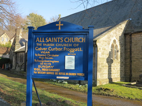 All Saints Church Calver Peak District - Britain All Over Travel Guide
