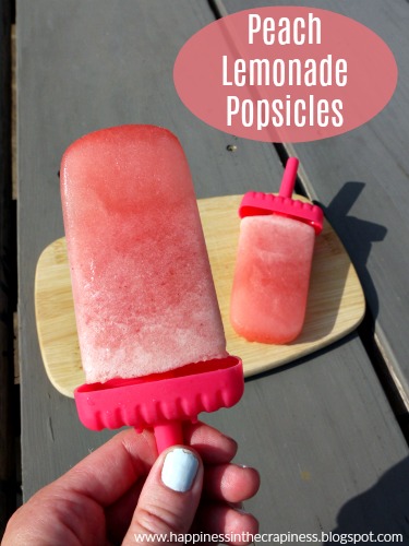 Bumps Along the Way: ICOTW: Peach Lemonade Popsicles