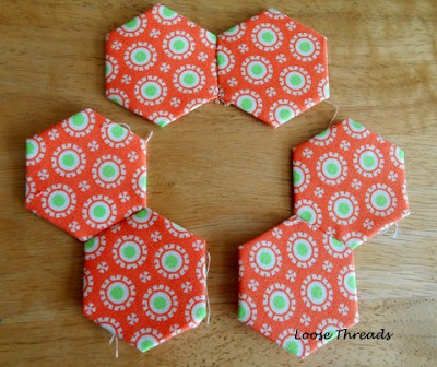 Loose Threads: Hexagon Sewing Tutorial