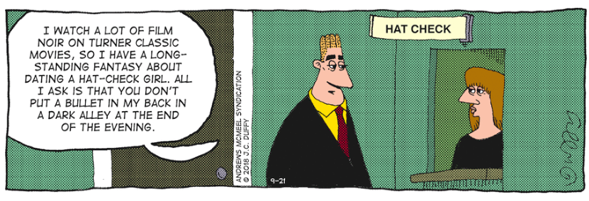 Mystery Fanfare: Cartoon of the Day: Film Noir