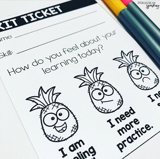 Using Exit Tickets to Support Reflection in the Primary Classroom ...