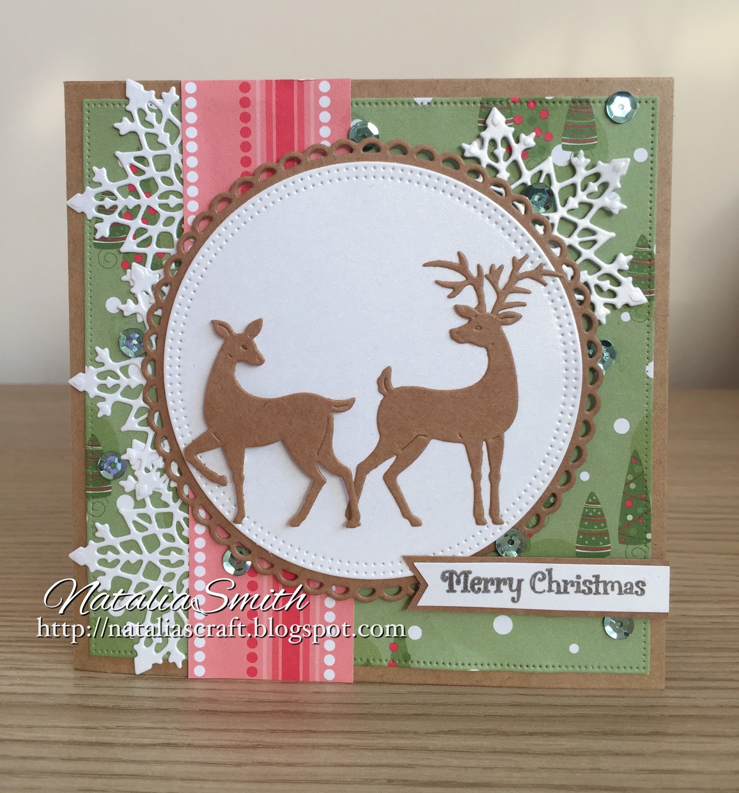 Nataliascraft : Christmas reindeer cards
