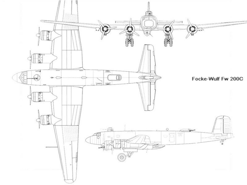 (TESTE Aviões militares): Focke-Wulf Fw 200 Condor