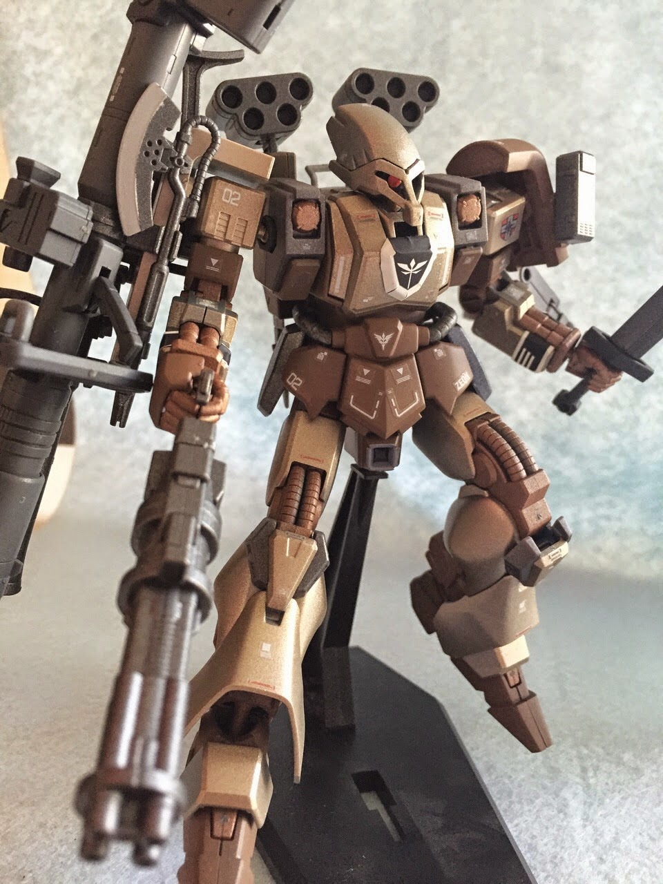 Custom Build: 1/144 AMX-101E[G] Schuzrum Galluss "Ground Commander Type"