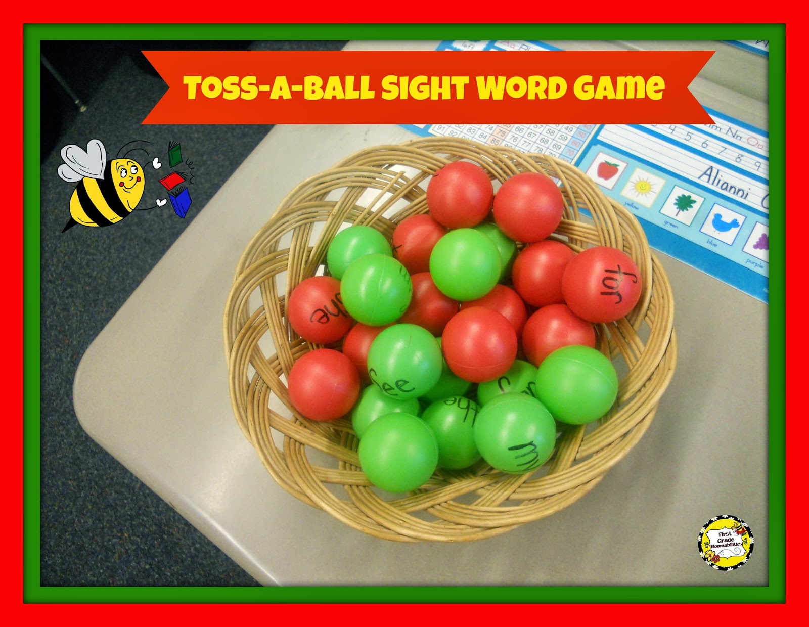 First Grade Bloomabilities: Toss-A-Ball: A Quick, Fun Way to Practice ...