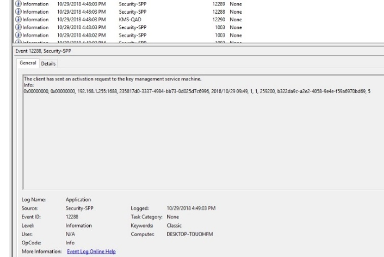 Digital Forensics Examiner: Digital Forensics:Windows Activate Event log