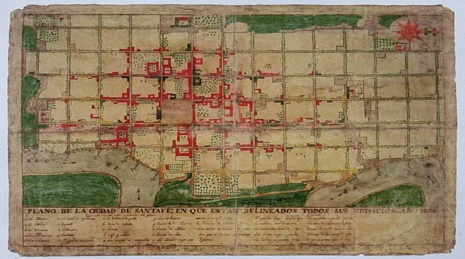 Santa Fe - La Plaza de Mayo y su contorno - Region Litoral