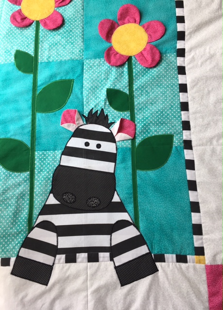 Beauty Among The Branches: Zoe Zebra quilt