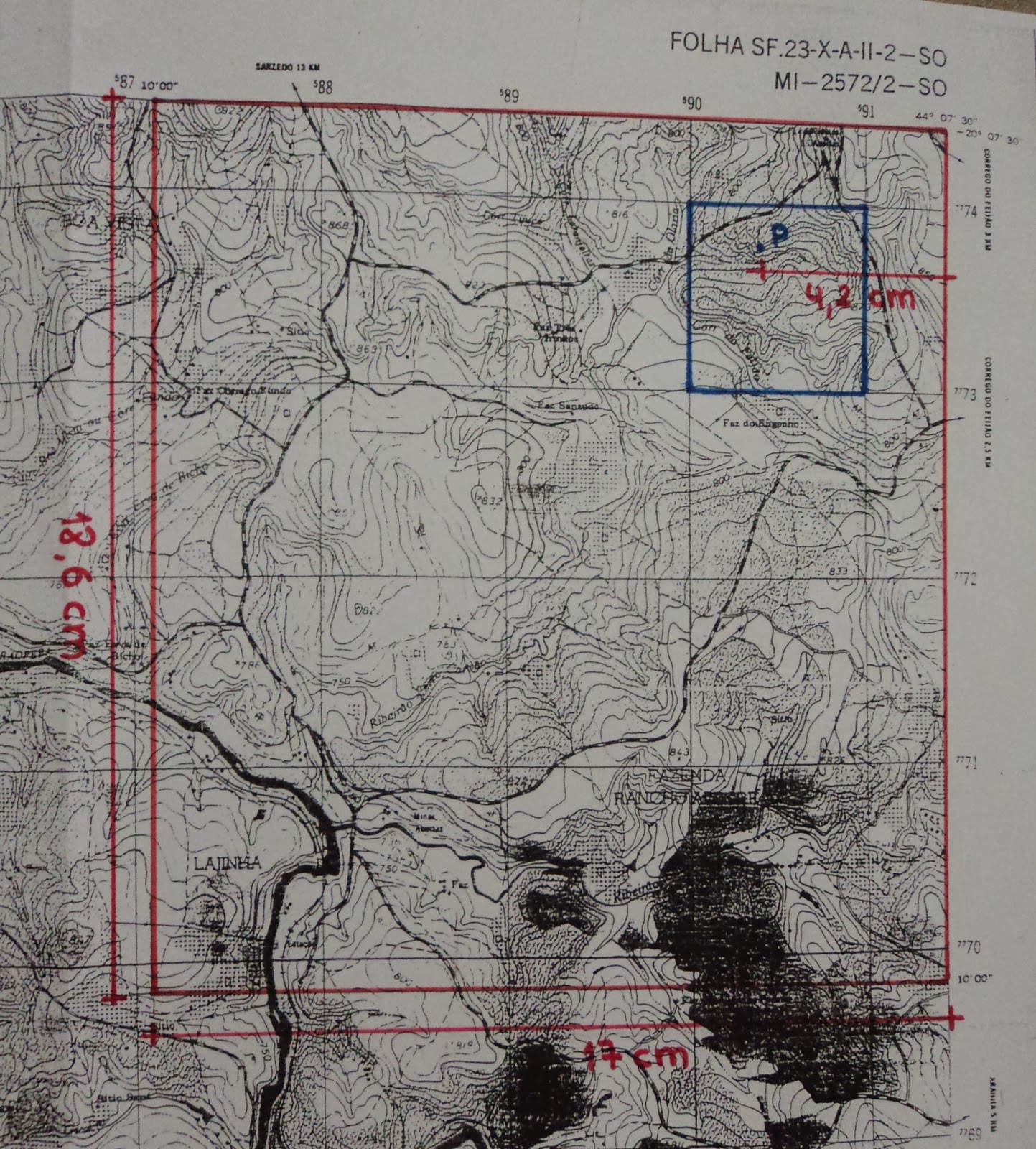 TOPOGRAFIA FUMEC : COORDENADAS DE UM PONTO NO MAPA