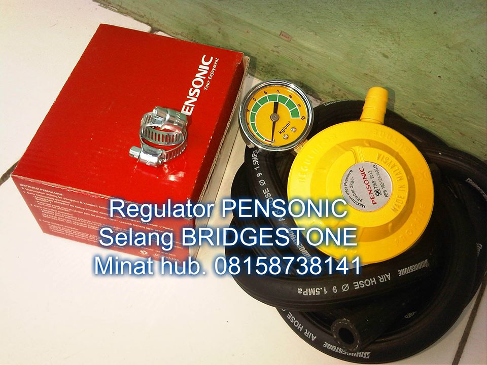 Regulator Double Safety Lock WINN GAS SLE 788 Manometer Selang LPG 500 ...