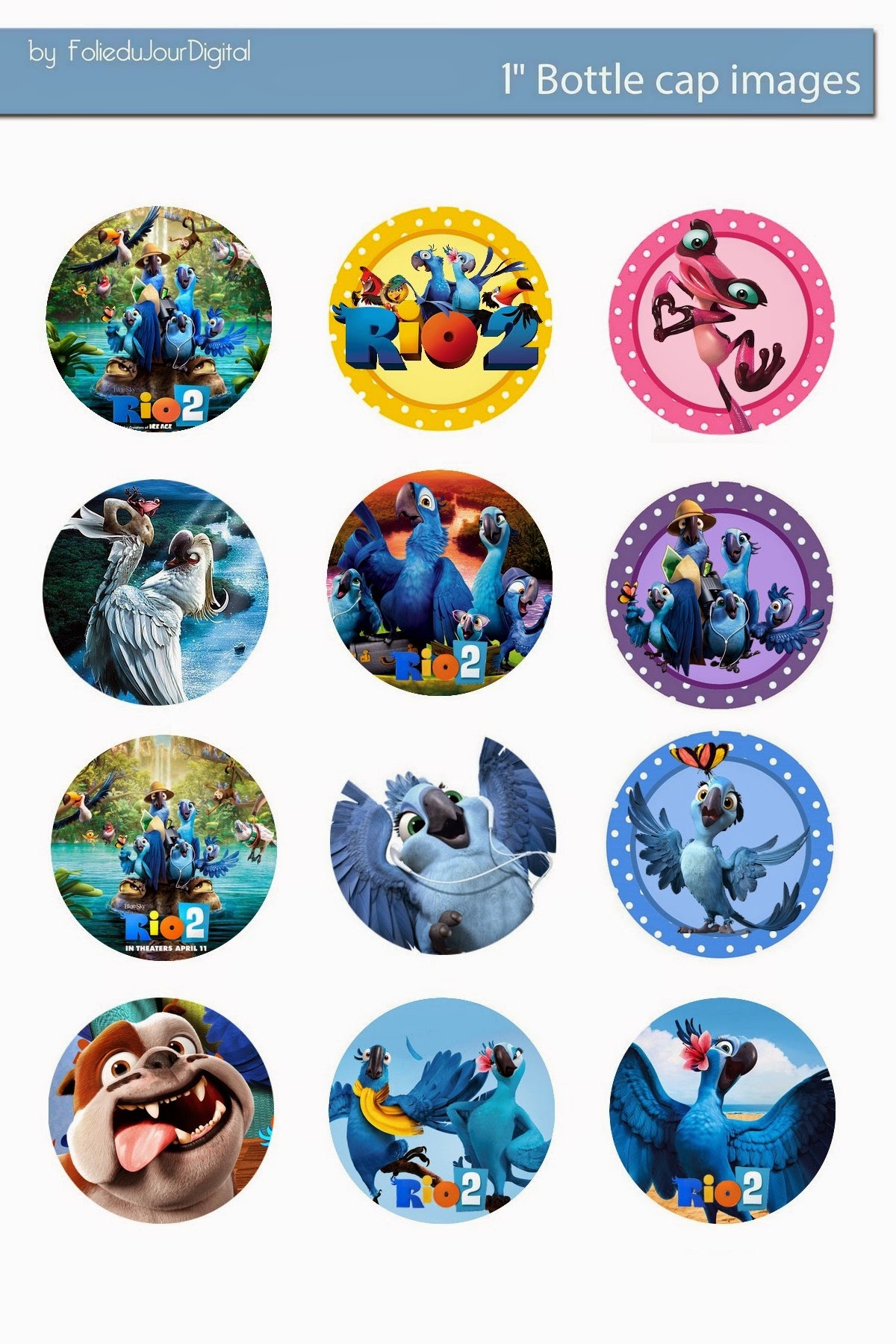 Free Bottle Cap Images: Rio 2 Free bottle cap images