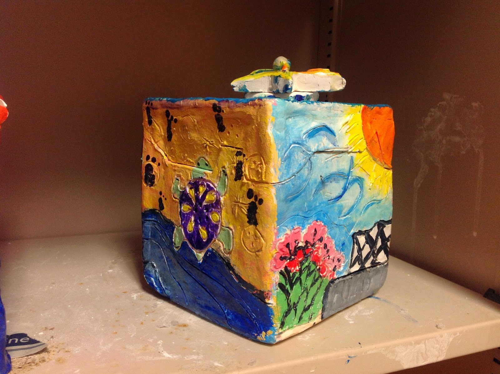Miss Arty Pants: Themed Clay Boxes