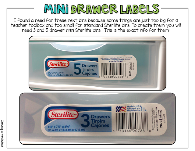 *The Teaching Oasis*: Word Work Drawers