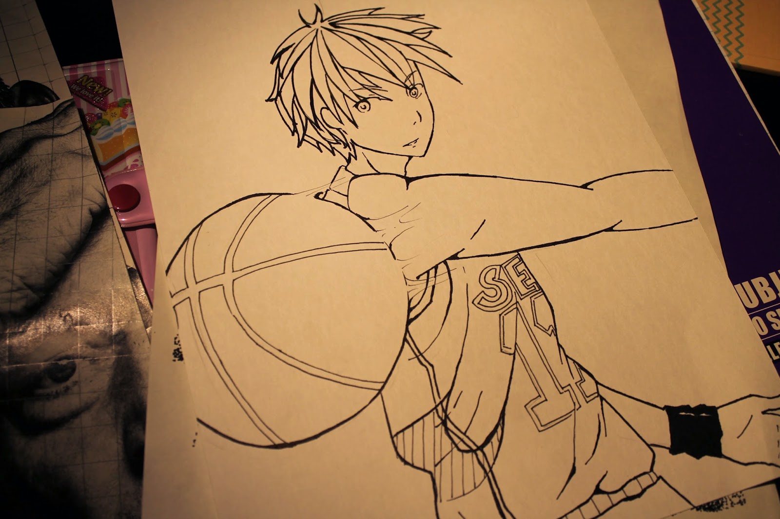 Draw Stash: Kuroko Outline