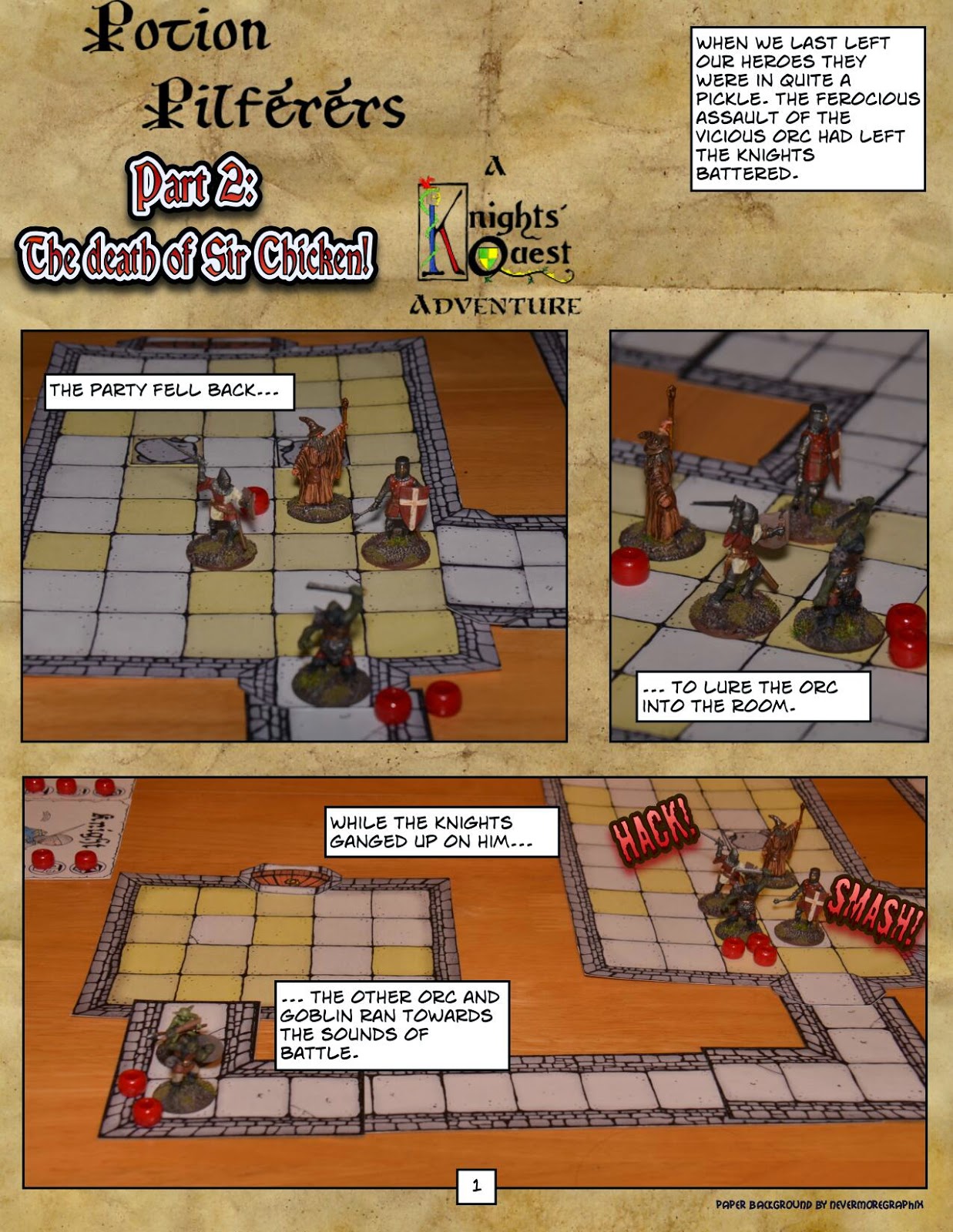 Sean's Wargames Corner: Potion Pilferers (Part 2): The Death of Sir ...
