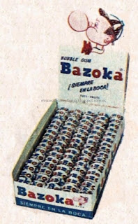 Mis cositas de la infancia.: Chicles Bazooka.