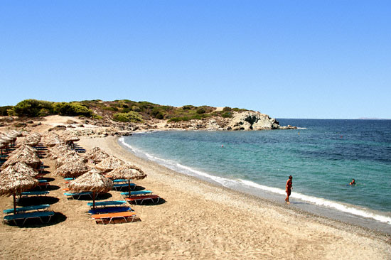 Ελλάδος εικόνες: Παραλία Μαύρο λιθάρι, Αττική