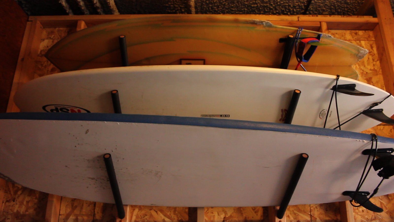 StoreYourBoard Blog: Surfboard Storage Rack Installation | 3 Surfboard ...