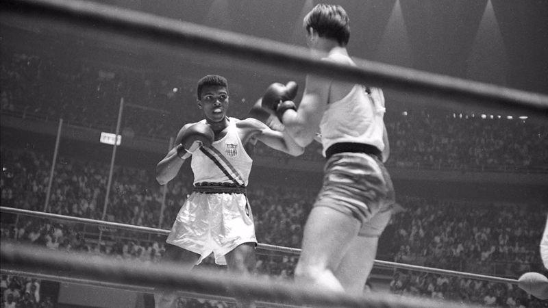 18 Year-Old Boxer Cassius Clay (Later Muhammad Ali) Wins Olympic Boxing ...