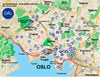 Map of Oslo