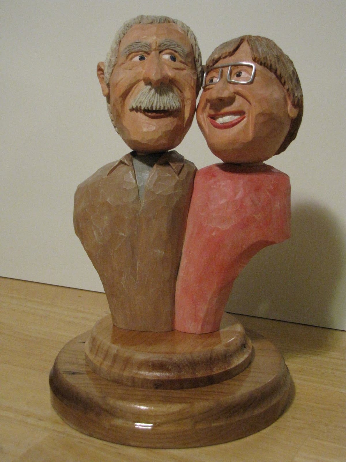Eric Owens Art: Grandma and Grandpa carving