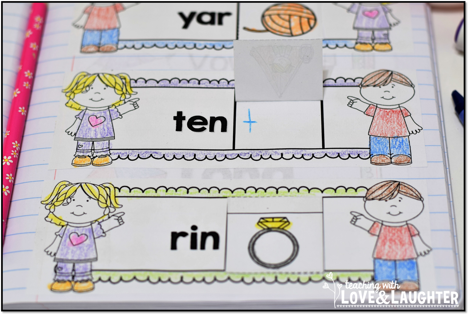 Teaching With Love and Laughter: Kindergarten Phonics Interactive Notebooks