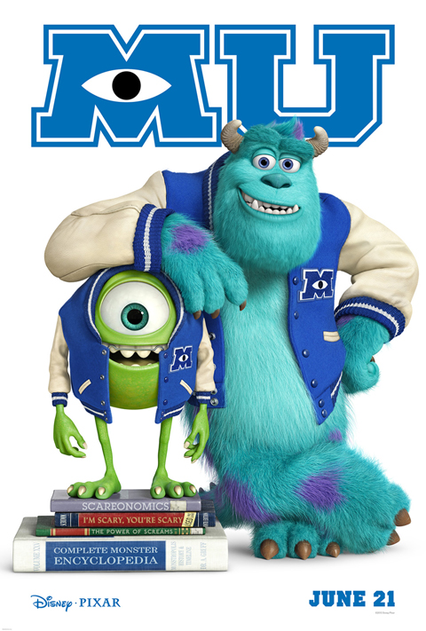 Monsters University Teaser Posters Revealed | Pixar Post