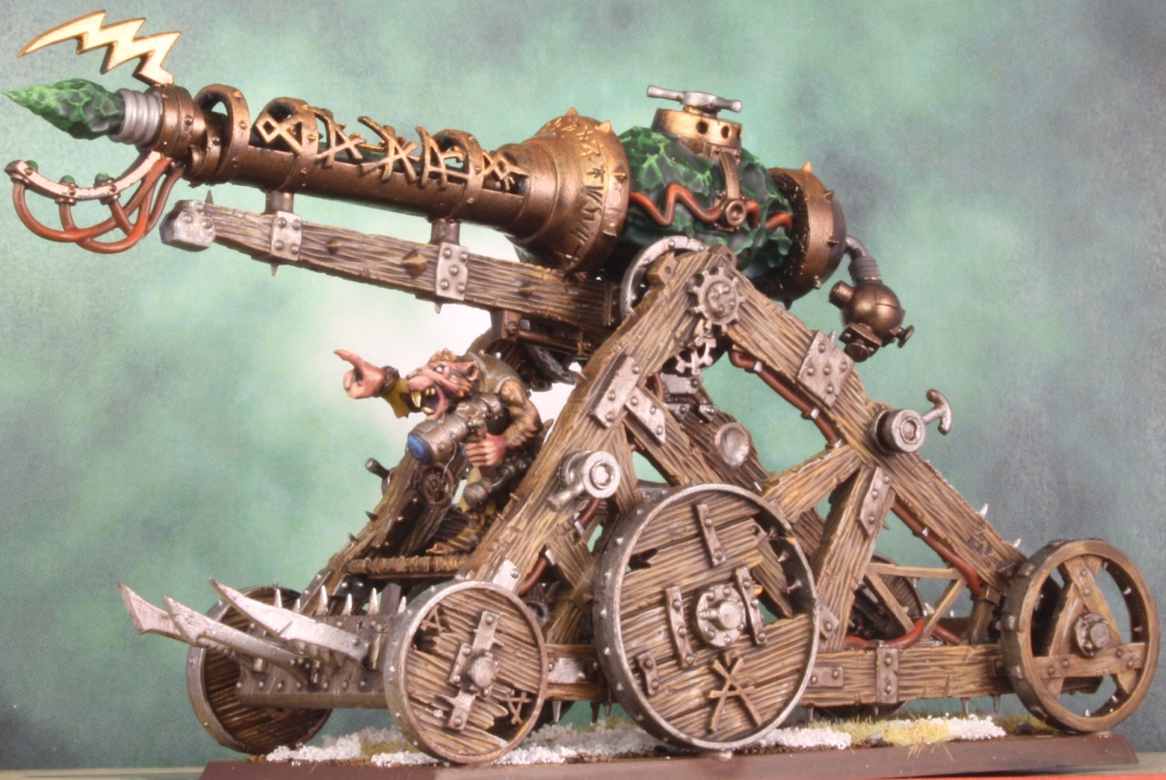 Target: Skaven Warp lightning cannons: Two, because one is just not enough.