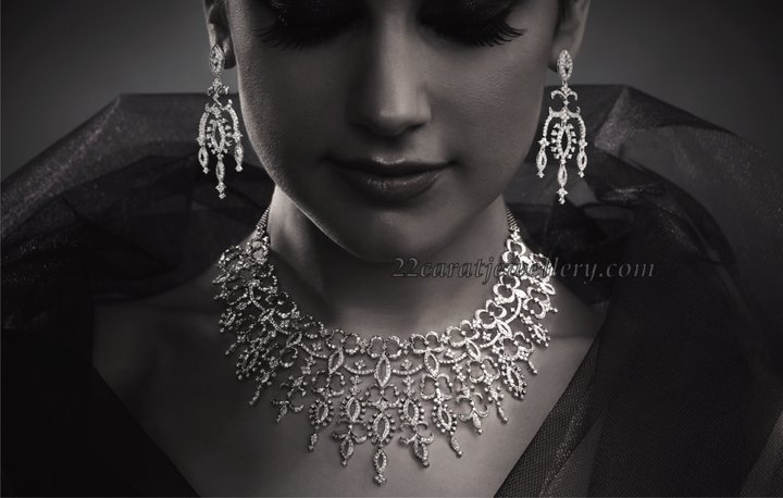 Diamond Wedding Sets (Heavy Jewelry) - Jewellery Designs