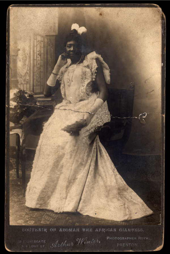MME ABOMAH "THE AFRICAN GIANTESS," : THE TALLEST LADY IN THE WORLD