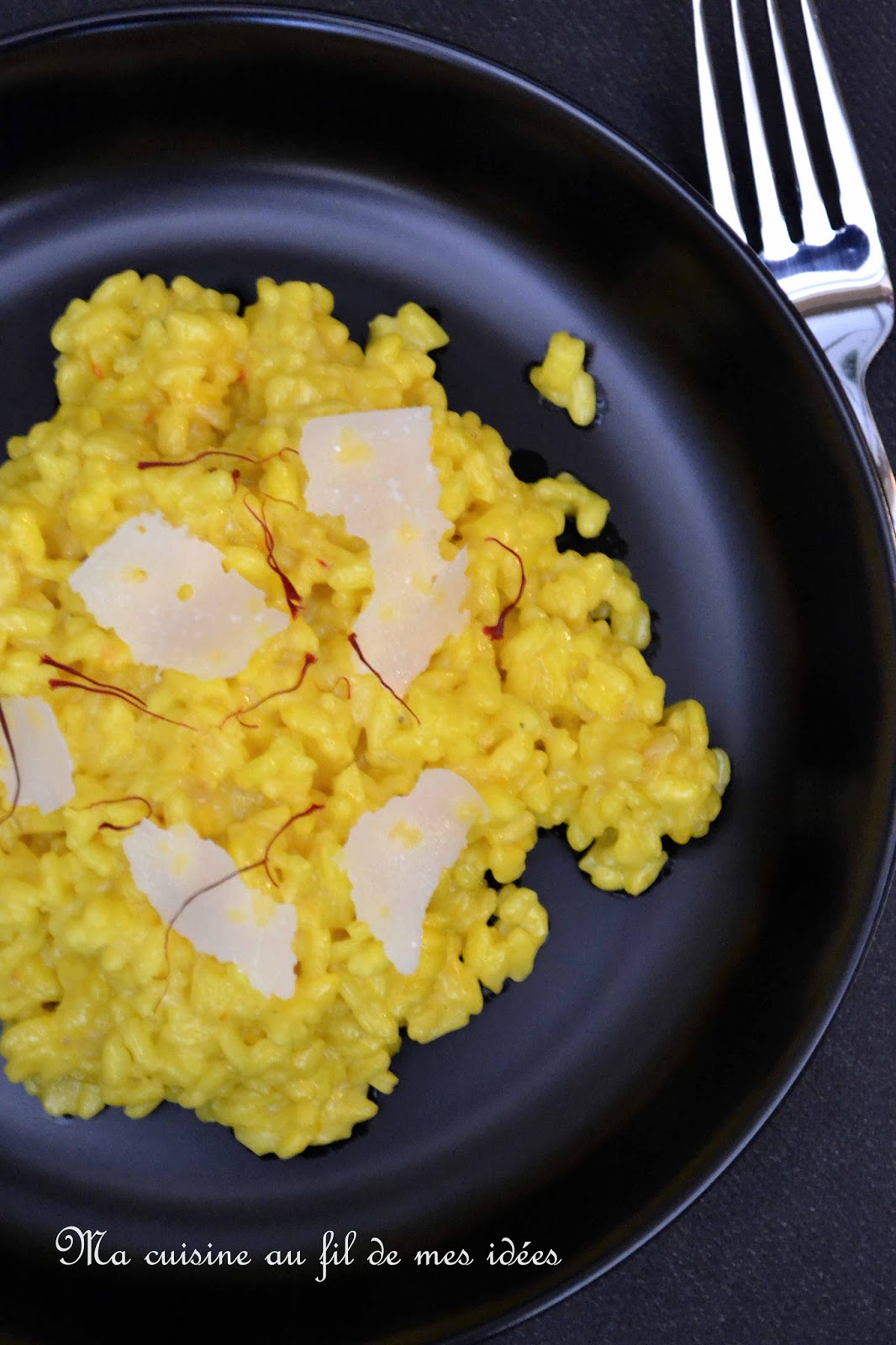 Ma cuisine au fil de mes idées...: Risotto à la milanaise (safran et ...