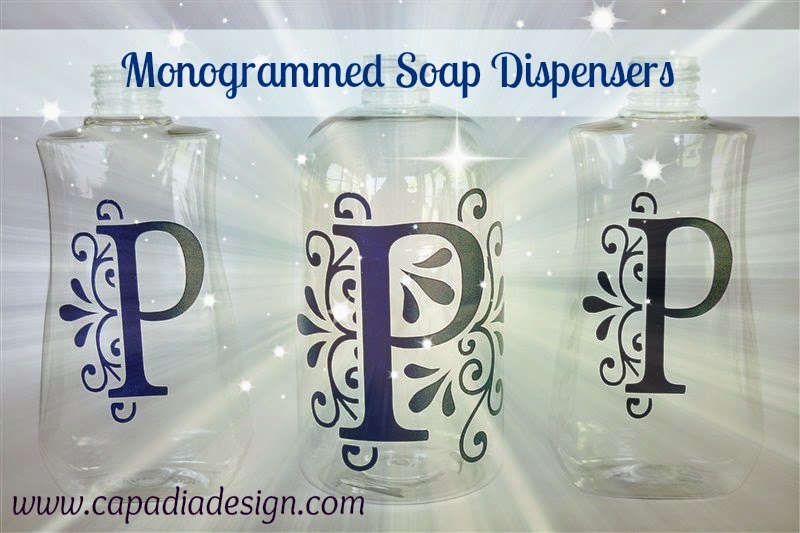 Capadia Designs: Custom Soap Dispensers with Monograms