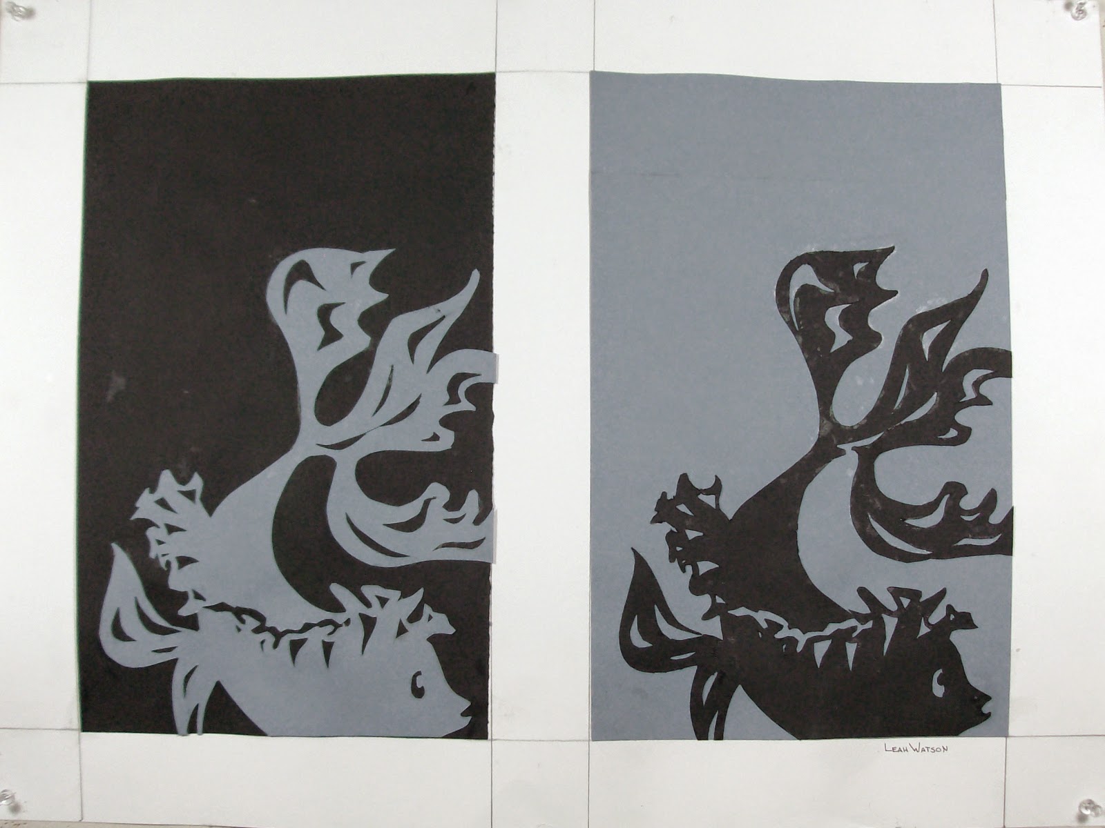 ART 115: 2D Design: Collage Assignment: Positive & Negative Space