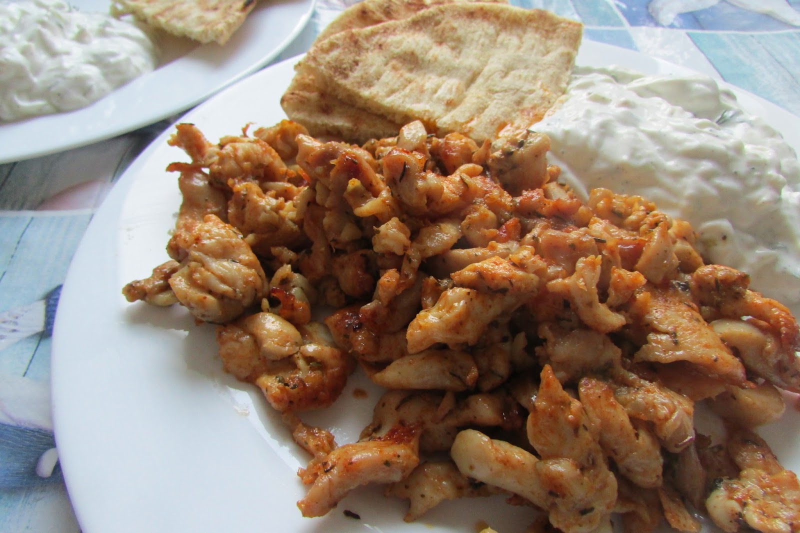 Gyros kotopoulo, czyli gyros z kurczaka